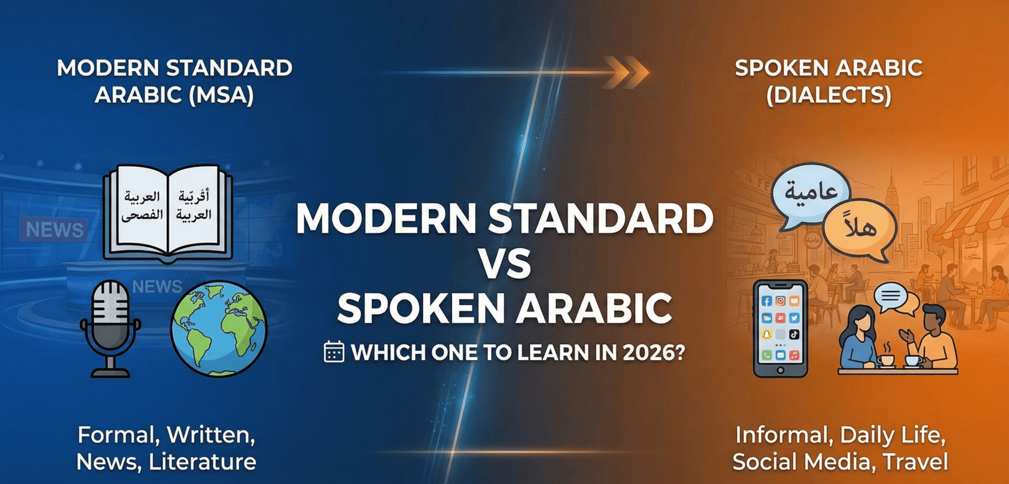 Modern Standard Arabic vs Spoken Arabic | Which One to Learn in 2026 ...